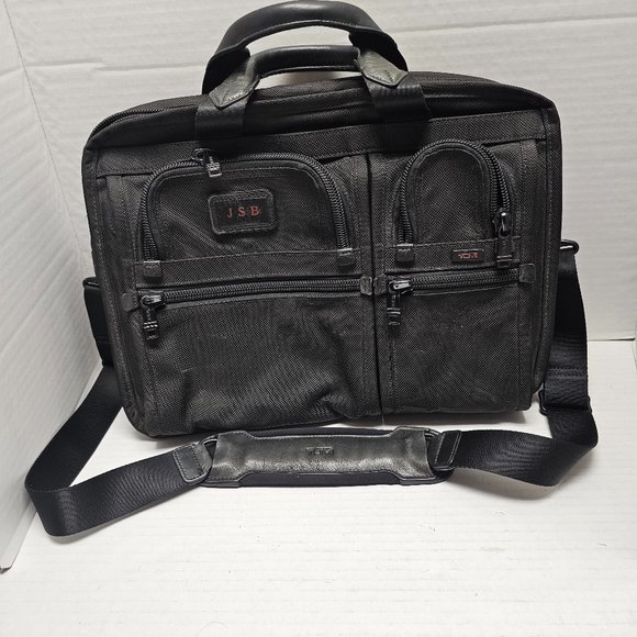 Tumi | Bags | Black Tumi Alpha Bag Strap Adjustable Laptop Brief Case ...